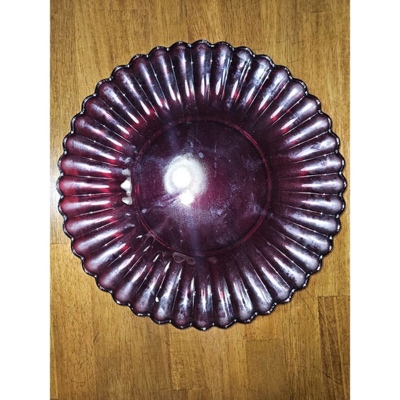 Anchor Hocking | Dining | Vintage Classic Royal Ruby Red Rachel Ribbed ...